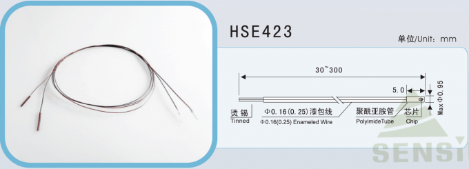 High Accuracy Medical Precision NTC Thermistor Polyimide Tube Head ...