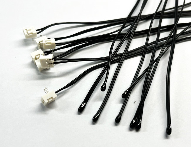 Mini Epoxy Precision NTC Thermistor With PVC Twin Insulated Leads